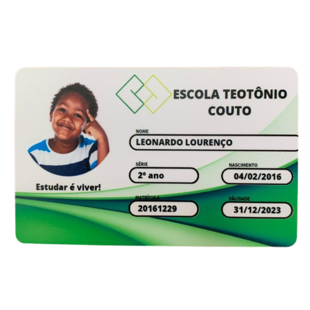 Carteirinha Estudante PVC - Curitiba Crachás